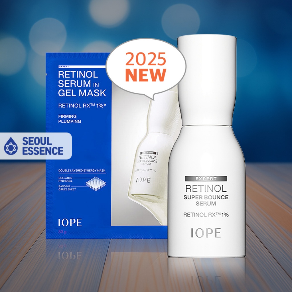 IOPE Retinol Super Bounce Serum / In Gel Mask 30g - Retinol 4X 1%, Đổi ...