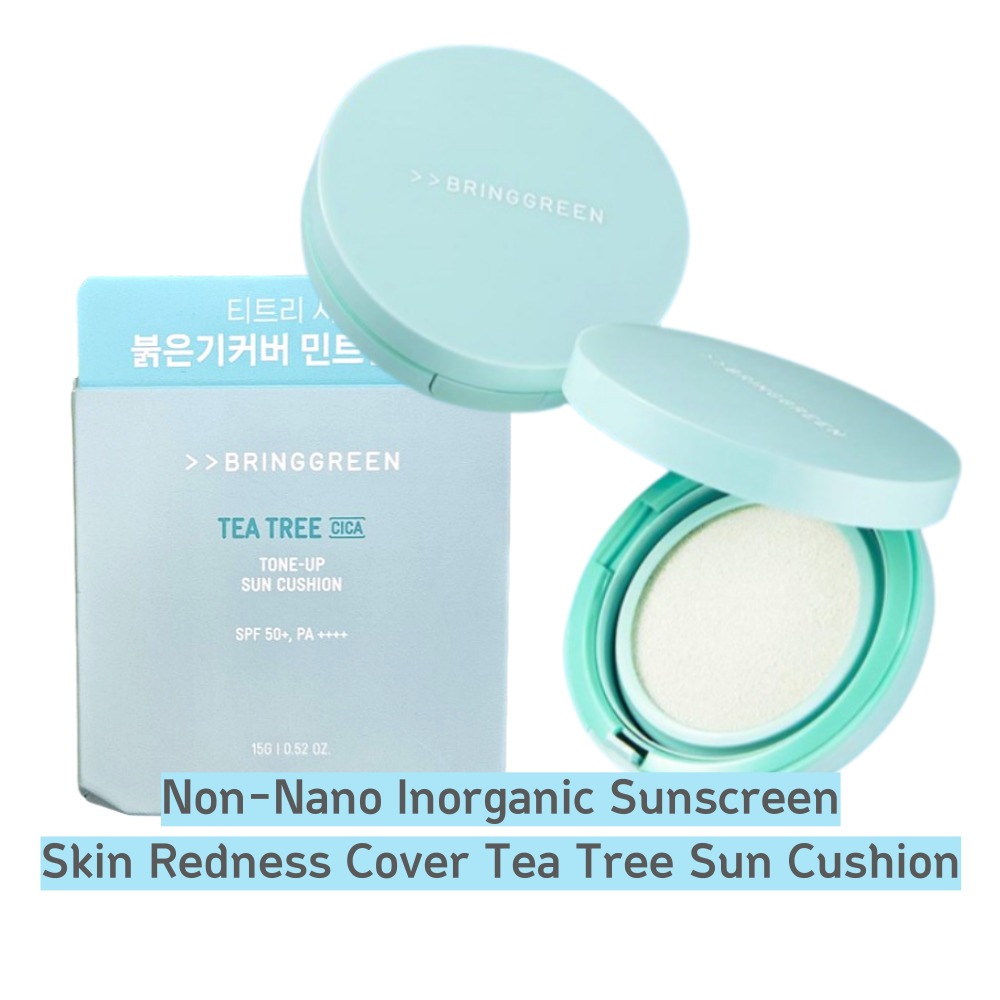 [Bring GREEN] Kem chống nắng Tea Tree CICA Tone Up Sun Cushion 15g ...