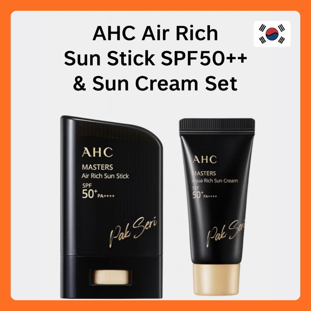 [AHC] Kem chống nắng Masters Air Rich 22g + Kem chống nắng 10g / SPF50 + Sản xuất tại Hàn Quốc ...