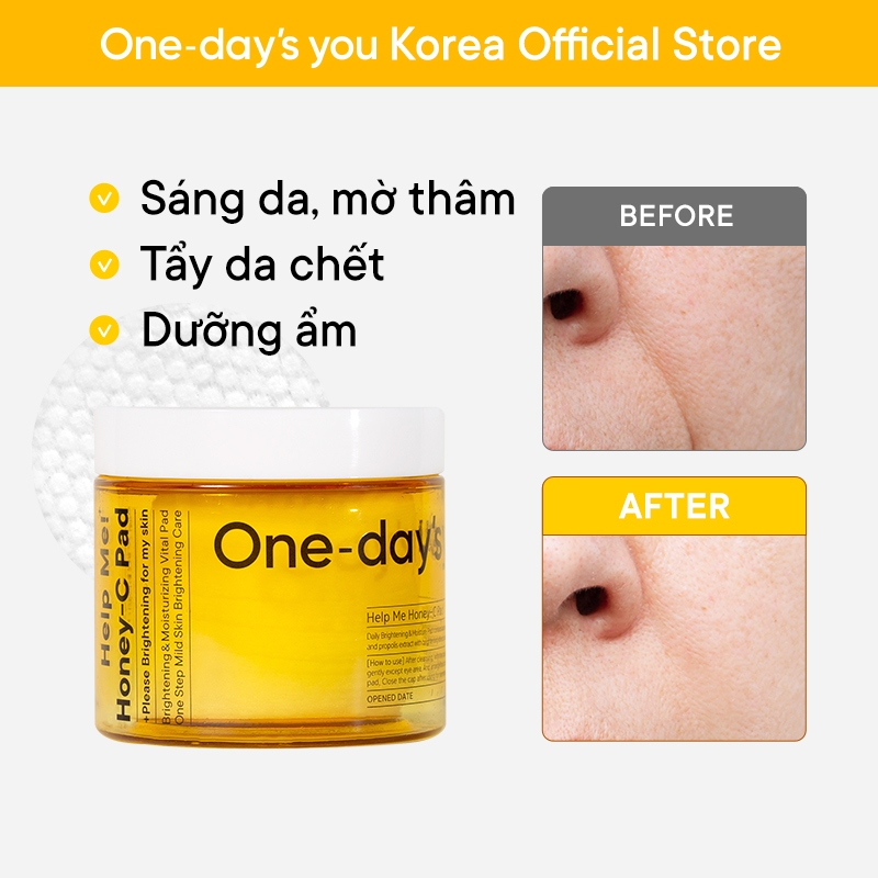[Toner pad] Bông Đắp Toner Sáng Da/Mờ Thâm/Giảm Mụn Ẩn |ONE DAY'S YOU ...