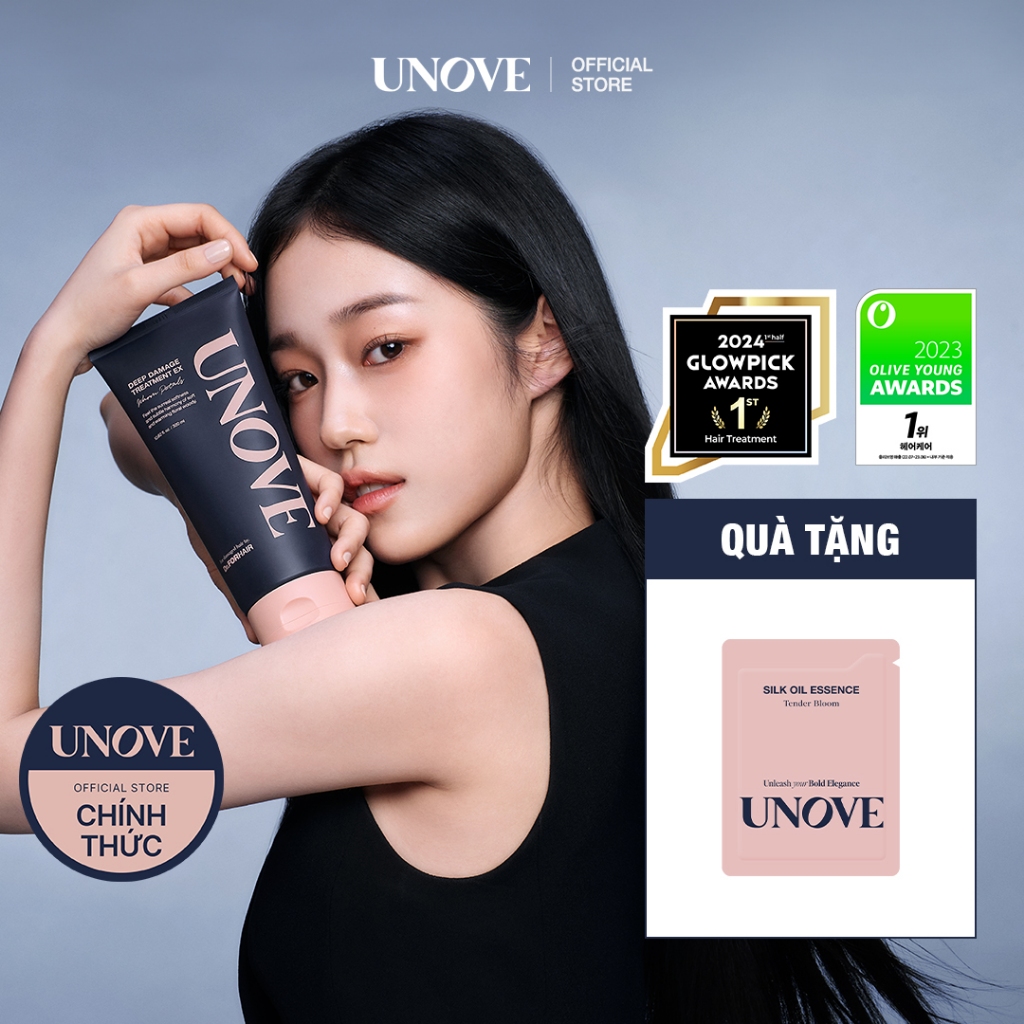 [UNOVE Official] DẦU XẢ HƯƠNG NƯỚC HOA PHỤC HỒI SÂU TÓC HƯ TỔN - UNOVE Deep Damage Treatment EX ...