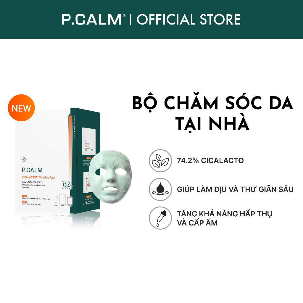 Mặt nạ dẻo CICA-LACTO P.CALM (4 set) | Shopee Việt Nam
