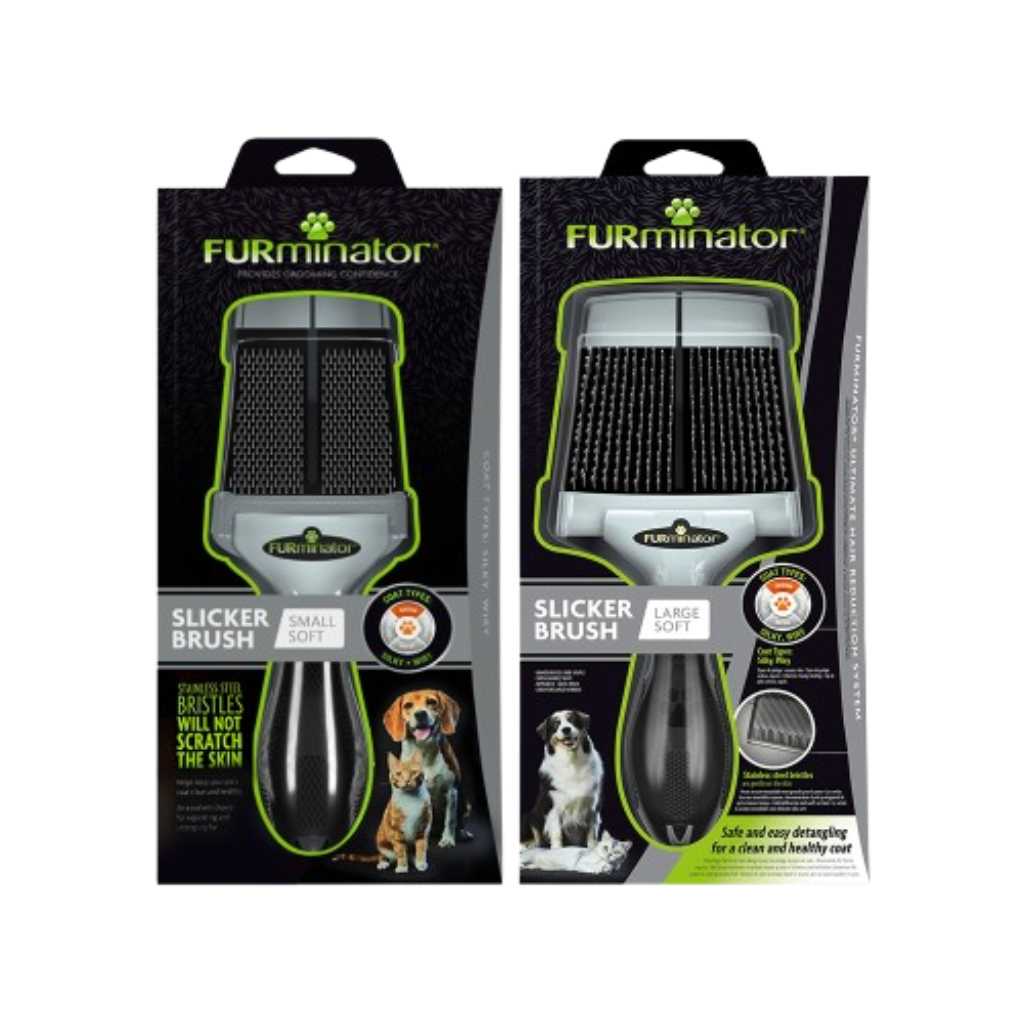 [FURminator] Soft Slicker Brush for Dogs & Cats | Shopee Việt Nam
