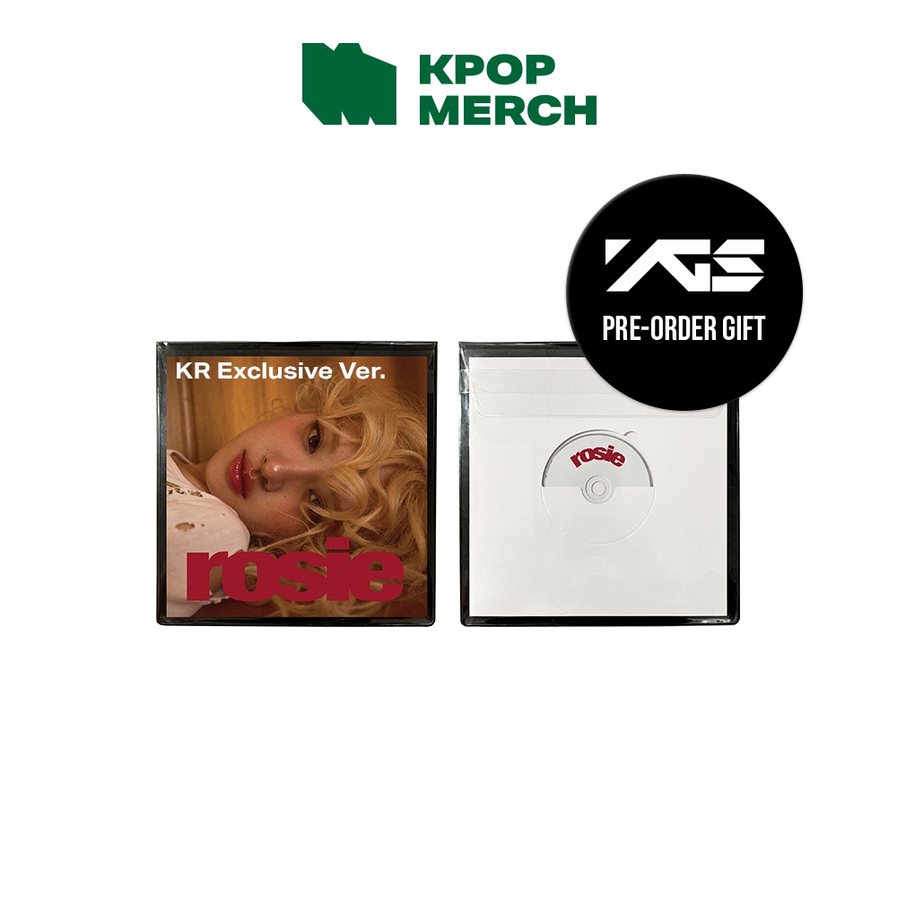 (YG Select POB) BLACKPINK ROSE - 1st Studio Album [ rosie ]_KR Exclusive | Shopee Việt Nam
