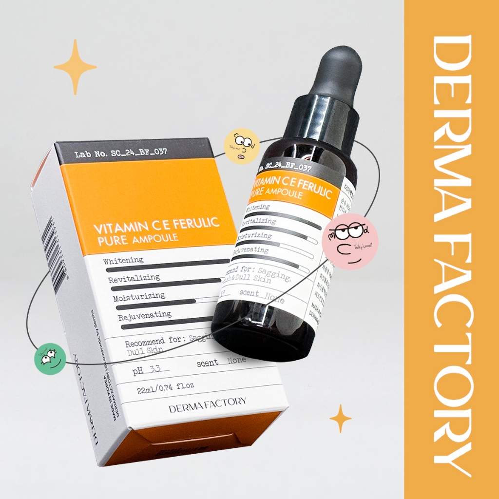 [Derma Factory] (1+1)Vitamin C E Ferulic Pure Ampoule 22ml | Làm sáng ...