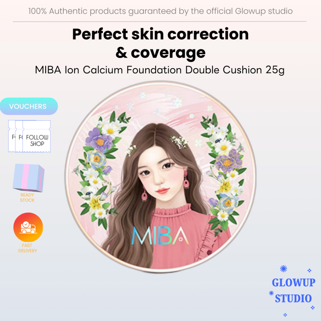 Đệm đôi MIBA Ion Canxi Foundation 25g - 2 màu | Shopee Việt Nam