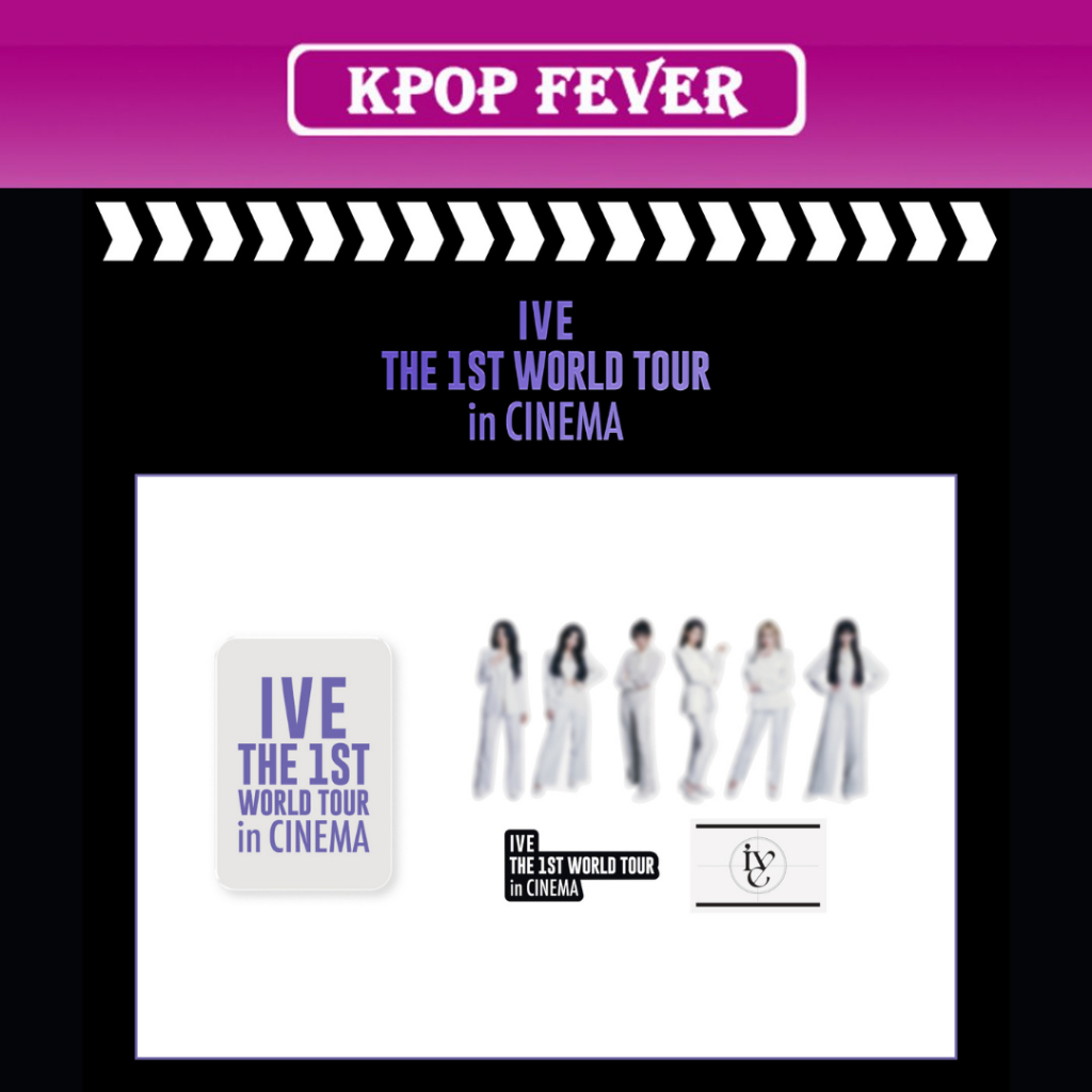 IVE THE 1ST WORLD TOUR in CINEMA POP-UP STORE / STICKER PACK | Shopee Việt Nam