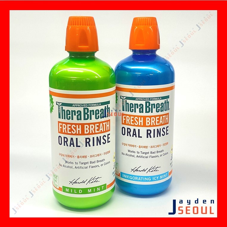 [Therabreath] Sữa rửa miệng 1L (1.000ml) {Bạc hà nhẹ / Bạc hà Icy ...