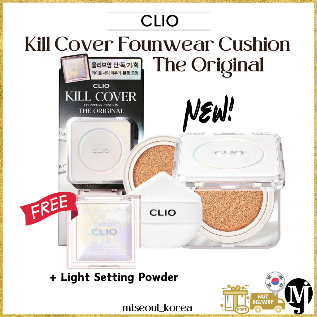 Clio Kill Cover Founwear Cushion The Original 5 màu (Main + Refill ...