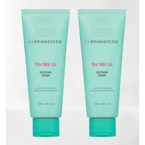 Bring GREEN Tea Tree Cica Soothing Cream Lập kế hoạch đôi 100ml + 100m ...