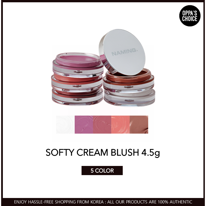 NAMING SOFTY CREAM BLUSH 4.5g (5color) | Shopee Việt Nam