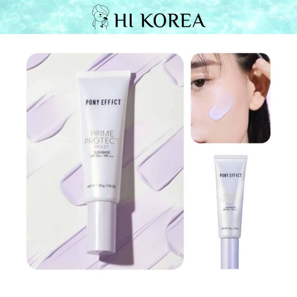 [PONY EFFECT] Prime Protect Violet Sun Base SPF50+ PA+++ 50g | Shopee ...