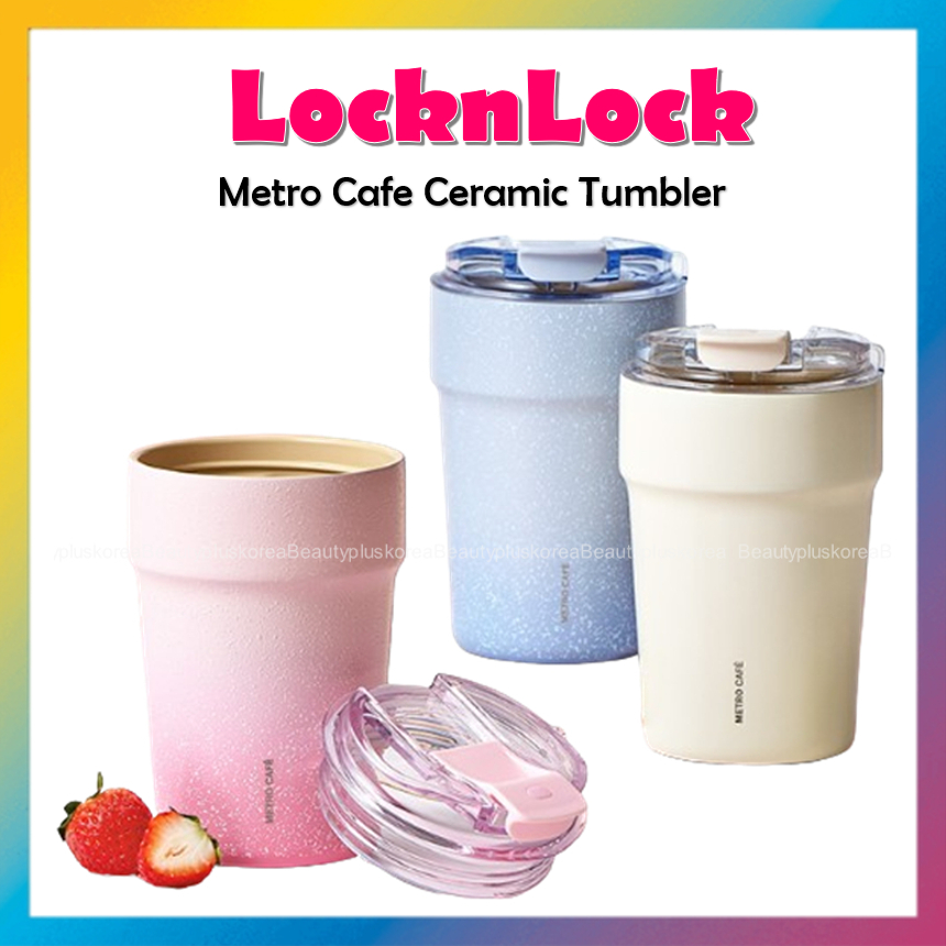 [LocknLock] Cốc gốm Metro Cafe 400 / 500 / 650ml LHC4356 LHC4357 ...