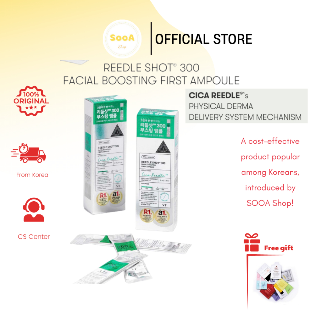 Serum tinh chất VT Riddleshot 300 Facial Boosting First Ampoule dưỡng ...