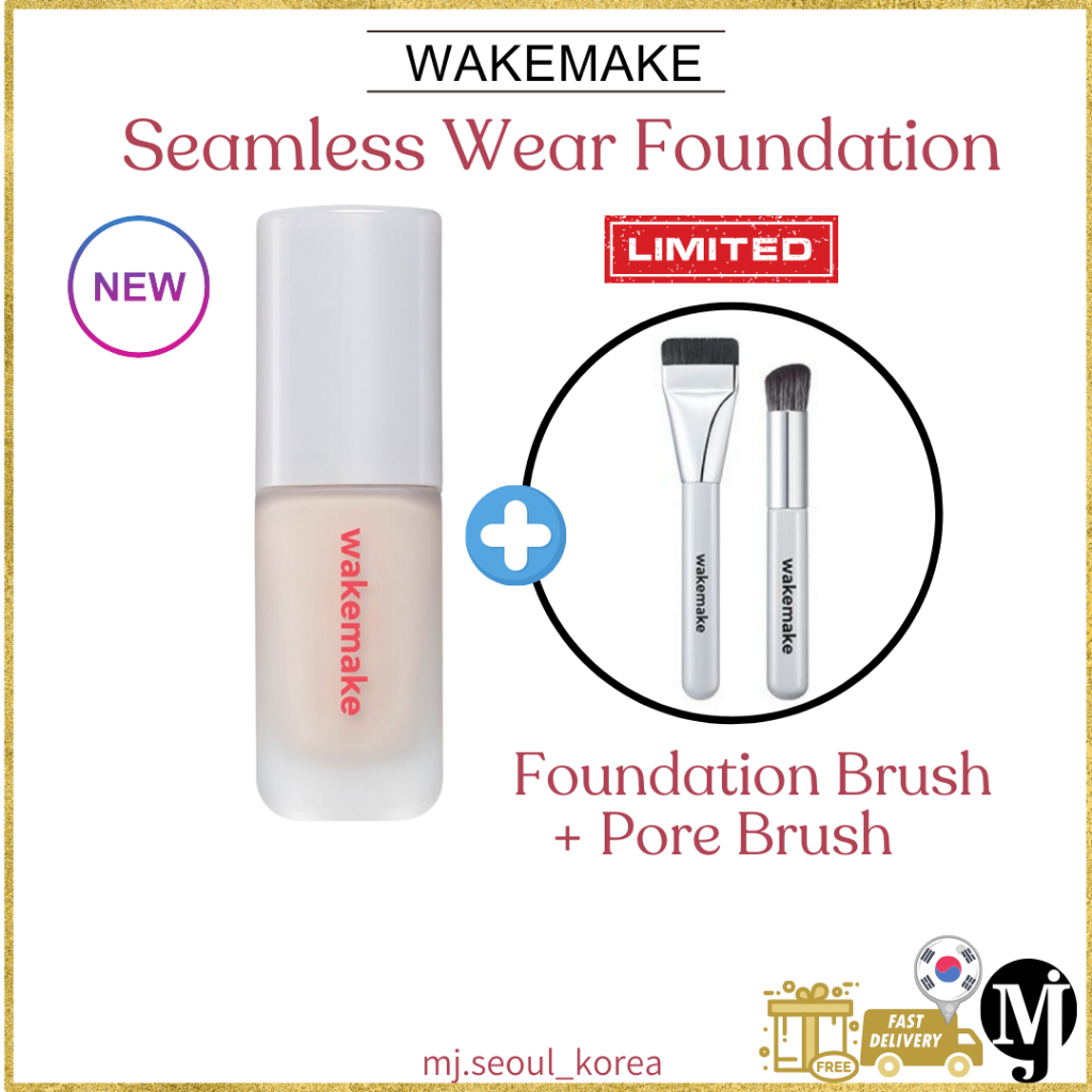 Wakemake Seamless Wear Foundation 6colors | Shopee Việt Nam