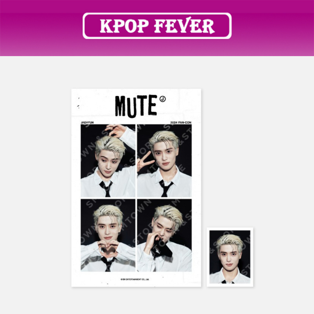 NCT JAEHYUN - [ MUTE ] 2024 FAN-CON MD / 4 CUT PHOTO SET | Shopee Việt Nam