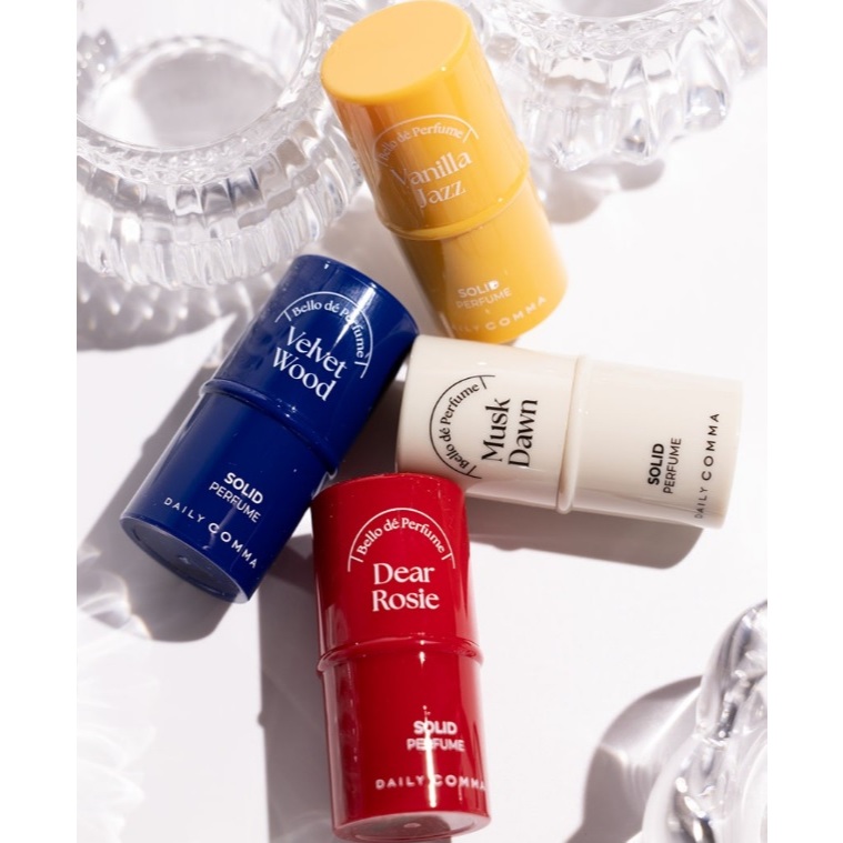 [DAILY COMMA] BELLO DE' PERFUME SOLID PERFUME 4.7g 4TYPE | Shopee Việt Nam