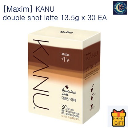 [Maxim] KANU double shot latte 13,5g x 30 EA / Không hộp | Shopee Việt Nam