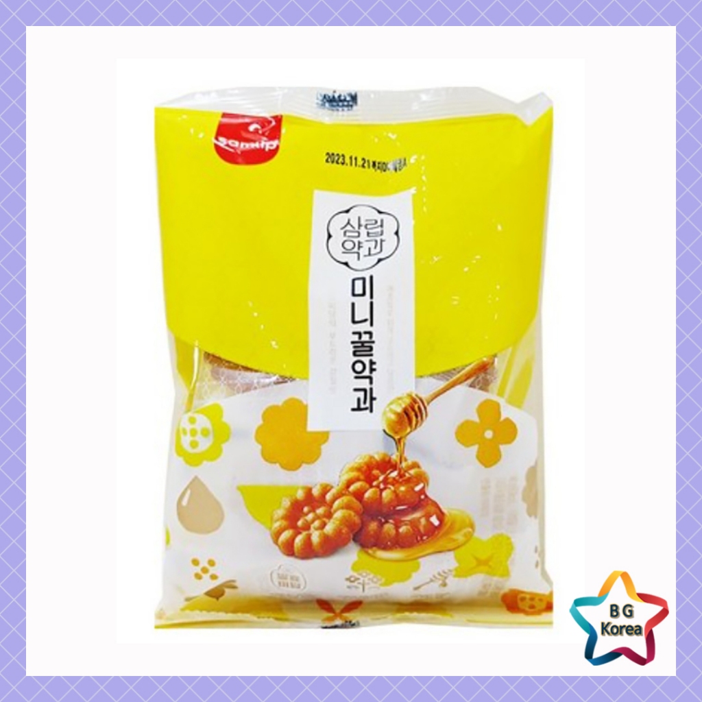 Snack Hàn Quốc Samlip Mini Honey Yakgwa 140g (Bánh ngọt truyền thống ...