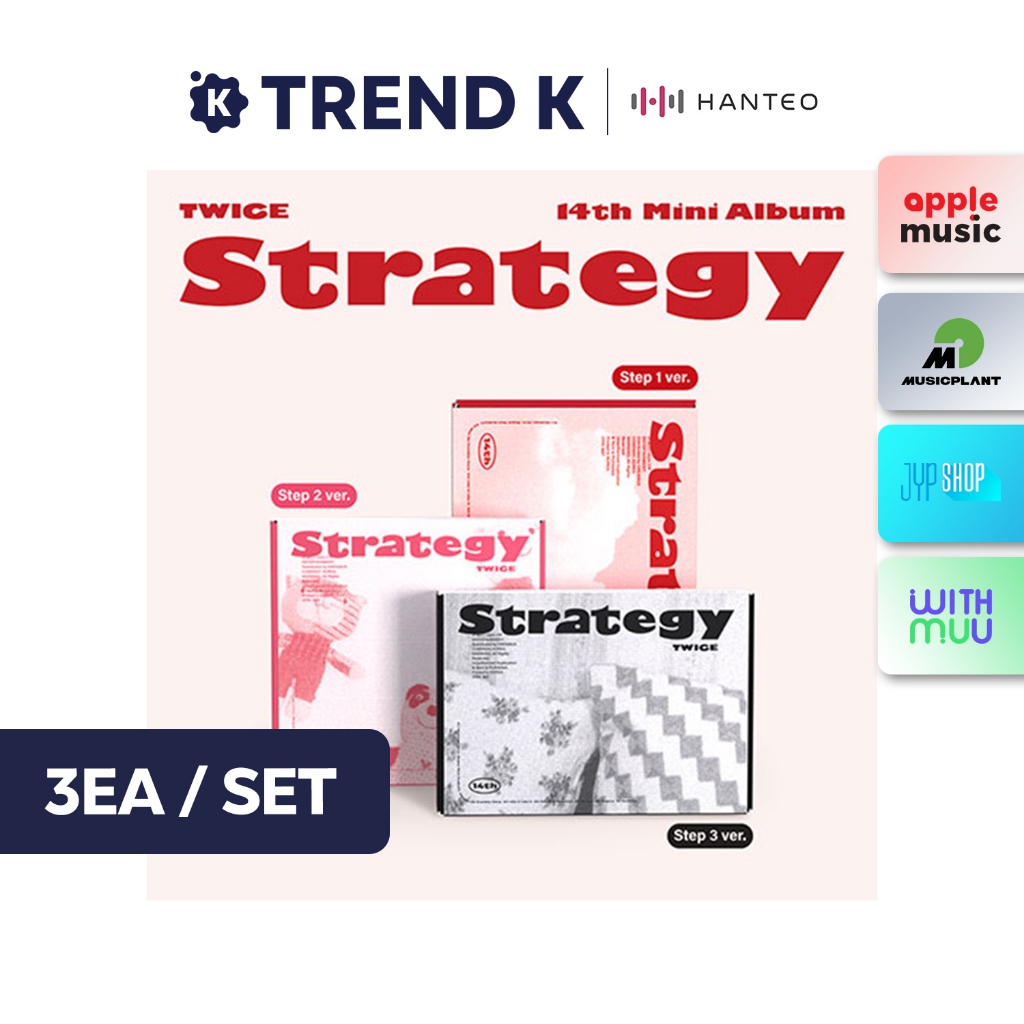 TWICE - 14th Mini Album [STRATEGY] (standard ver.) (SET) | Shopee Việt Nam