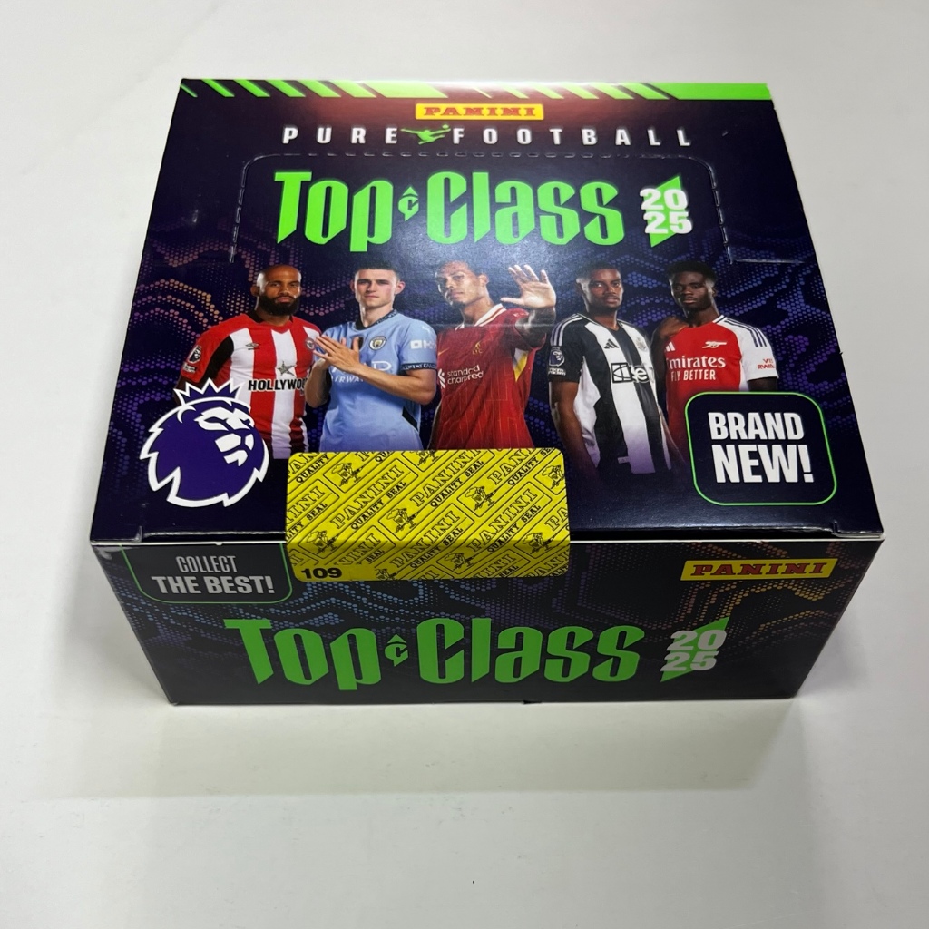 Paninii EPL Top Class 2025 Pure Football Trading Card DP24 Full Box ...