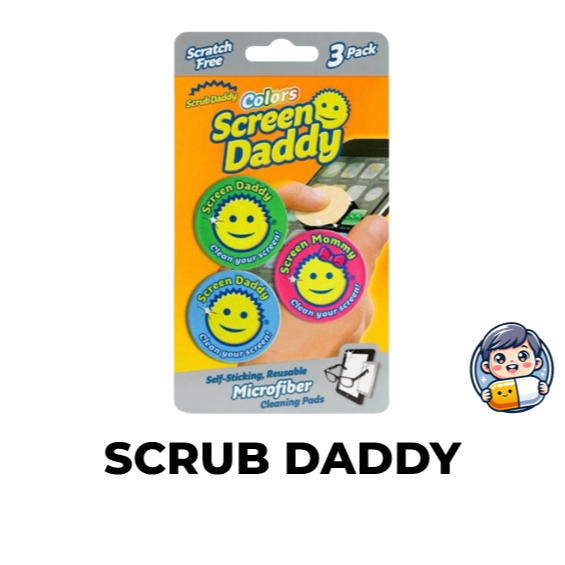 Scrub Daddy Screen Daddy Original Cell Phone Tablets Microfiber LCD ...