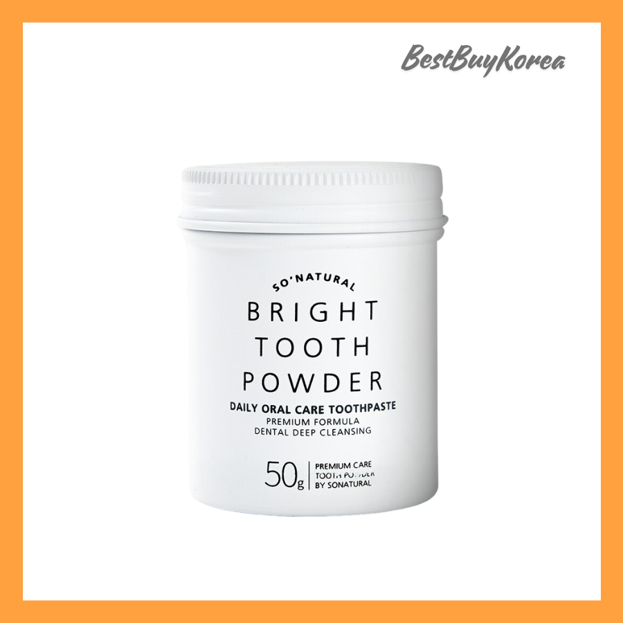 Bột trắng răng khử mùi So Natural Bright Tooth Powder Toothpaste 50g ...