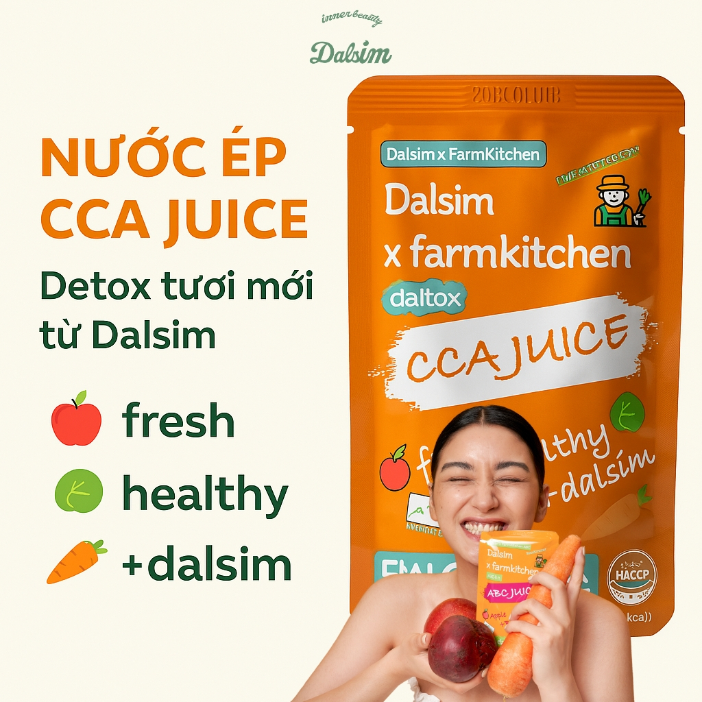 [Dalsim CHÍNH HÃNG] Nước ép giải độc CCA (30 gói x 100ml) – Tăng cường ...