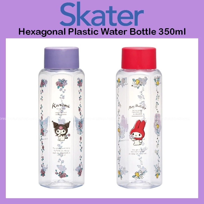 [Skater] Bình Nước Nhựa Lục Giác 350ml (Mymelody / Kuromi) PDH4 | Shopee Việt Nam