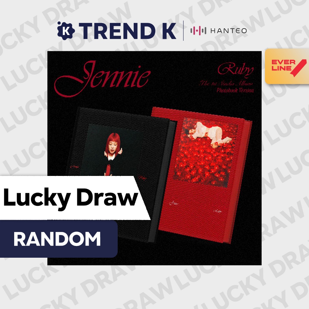 BLACKPINK JENNIE - 1st Studio Album [Ruby] (Photobook Ver.) (LUCKY DRAW) | Shopee Việt Nam