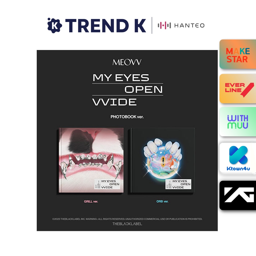 MEOVV - 1st EP ALBUM [MY EYES OPEN VVIDE] (PHOTOBOOK ver.) | Shopee Việt Nam