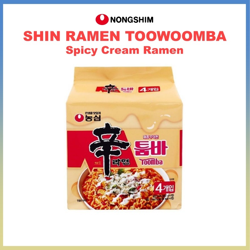 [Nongshim] Ramen kem cay Shin Ramyun TOOMBA, 4ea / Shin Ramen TOOWOOMBA ...