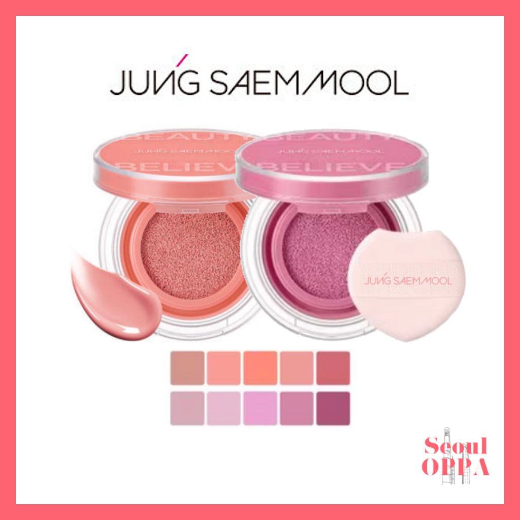 [Jung Saem Mool] Artist Cushion Blush 4g Phấn Má Hồng Makeup Kem Má ...