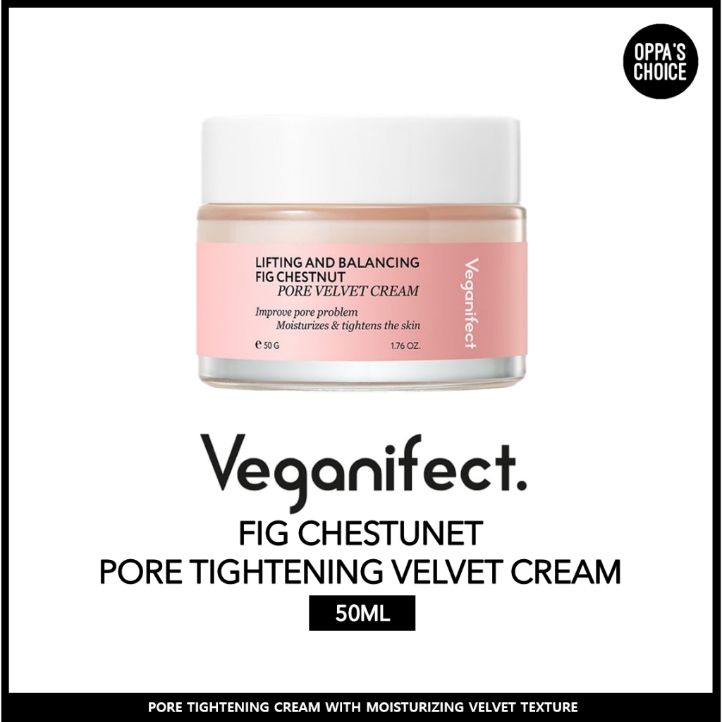 [VEGANIFECT] Kem nhung săn chắc lỗ chân lông 50g / Nâng và cân bằng Fig Chestnut Pore Velvet ...