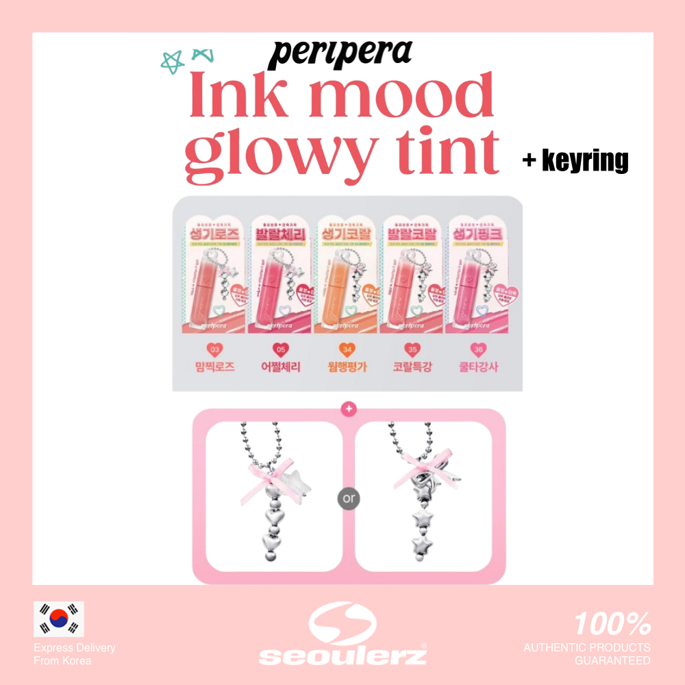 [Peripera] Ink Mood Glowy Tint 23 Colors + keyring | Shopee Việt Nam