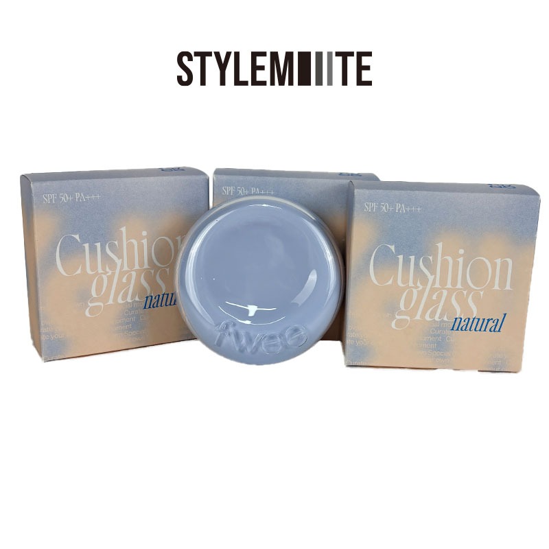 fwee Collection CUSHION GLASS NATURAL Various colors (15g) | Shopee ...