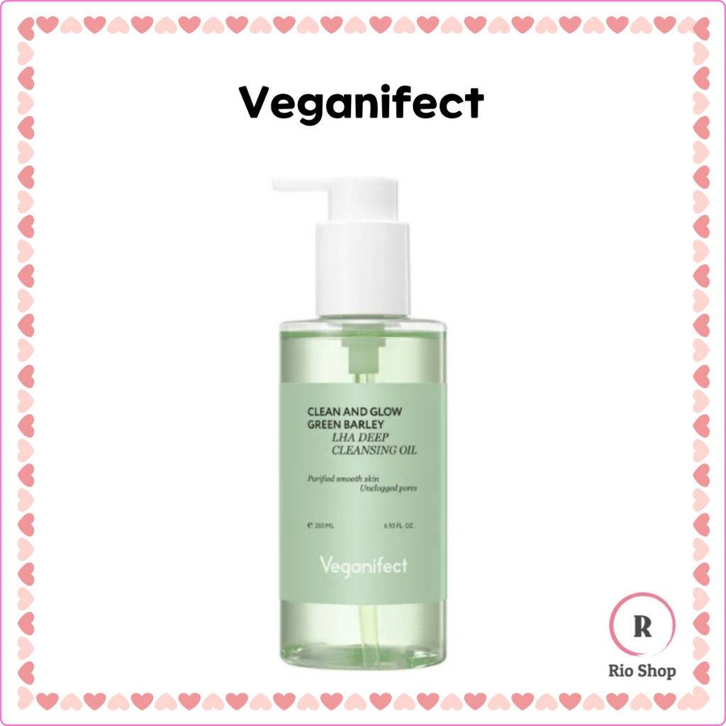 Dầu tẩy rửa sâu Veganifect x Clean And Glow Green Barley LHA 205ml | Shopee Việt Nam