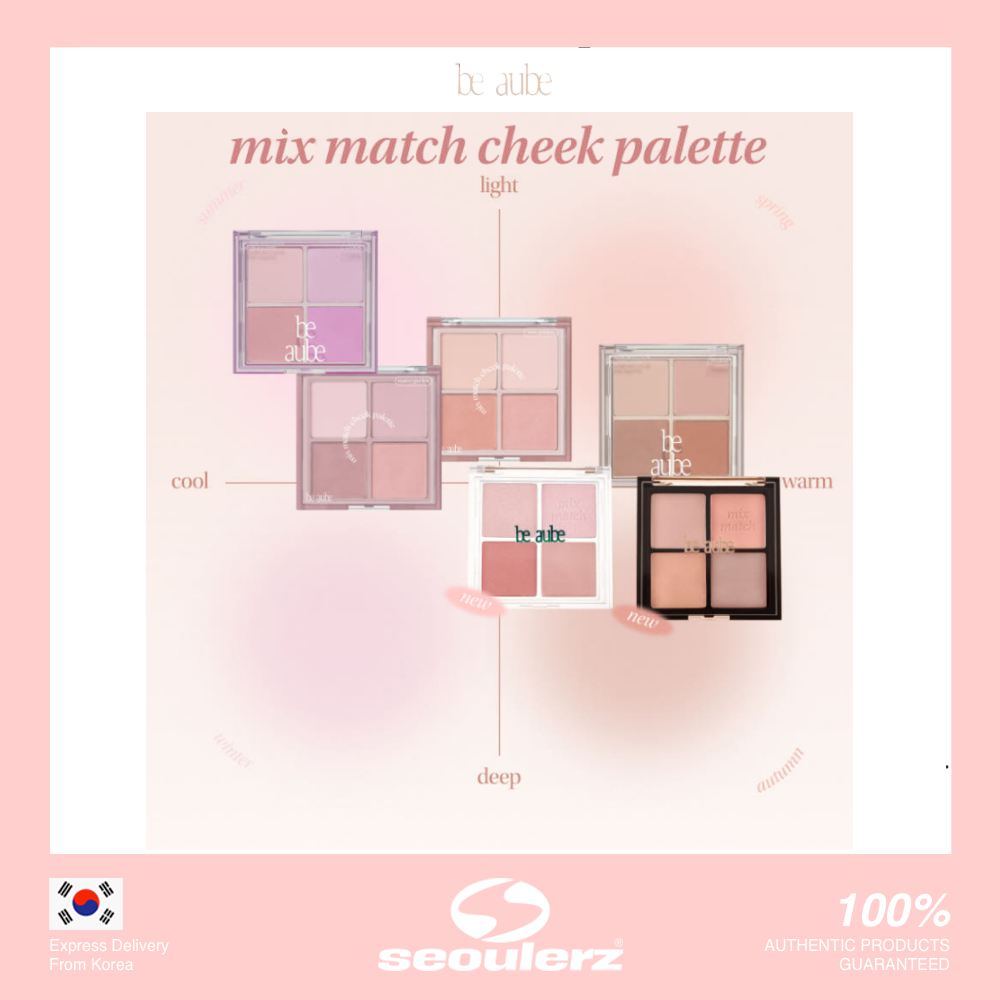 [Be AUBE] Bảng màu Mix Match Cheek 6 màu 11.6g | Shopee Việt Nam