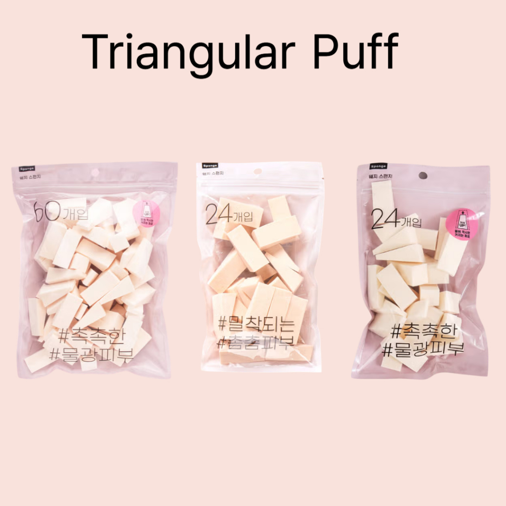 [Daiso KOREA] TRIANGULAR PUFF LINE UP / 60P / 24P / 24P | Shopee Việt Nam