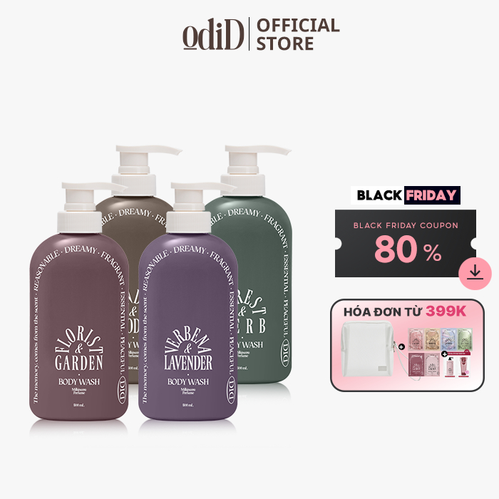 [ODID] Sữa tắm nước hoa dưỡng thể ODID Milkincera Hàn Quốc ODID Milkincera Perfume Body Wash ...