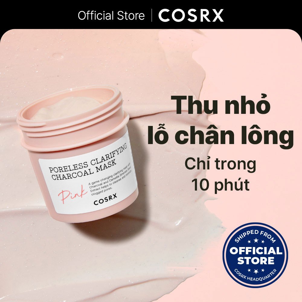 Mặt nạ than COSRX làm sạch lỗ chân lông giảm bã nhờn 110g màu hồng, EXP 2026-07-18 | Shopee Việt Nam