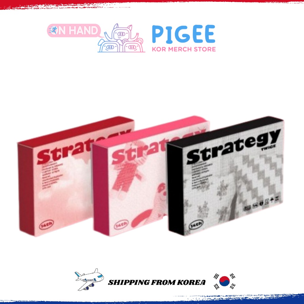 TWICE - [ STRATEGY ] 14TH MINI ALBUM (PLATFORM NEMO Ver.) | Shopee Việt Nam