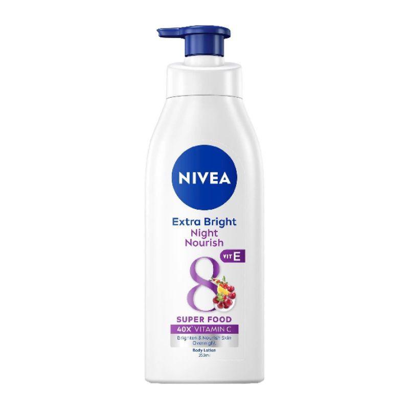 [TÍM] SỮA DƯỠNG THỂ DƯỠNG SÁNG BAN ĐÊM NIVEA EXTRA BRIGHT Night nourish ...