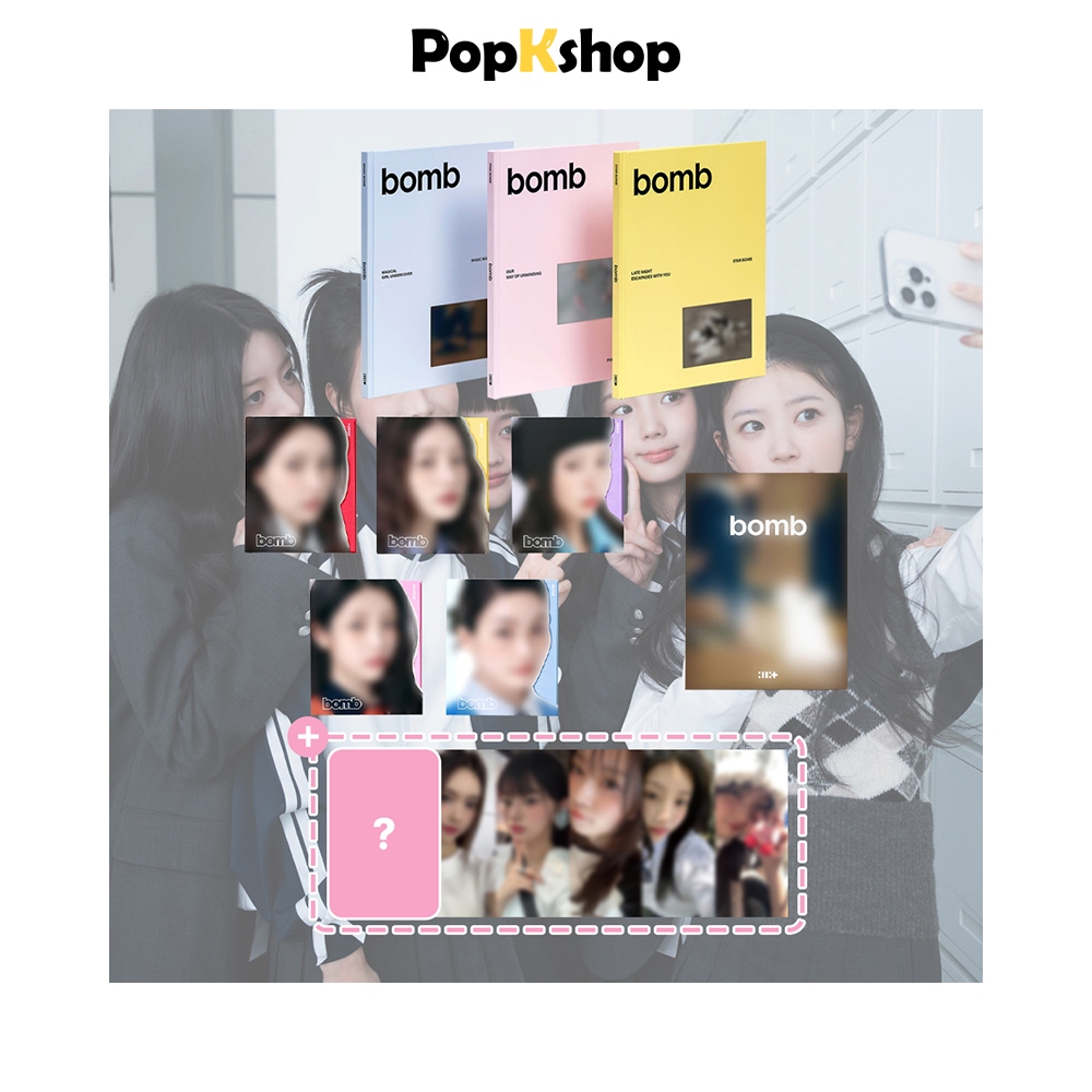 [Quà TẶNG] ILLIT 3rd Mini Album [ bomb ] STANDARD Ver / GLLIT Ver / Weverse Albums Ver | Shopee ...