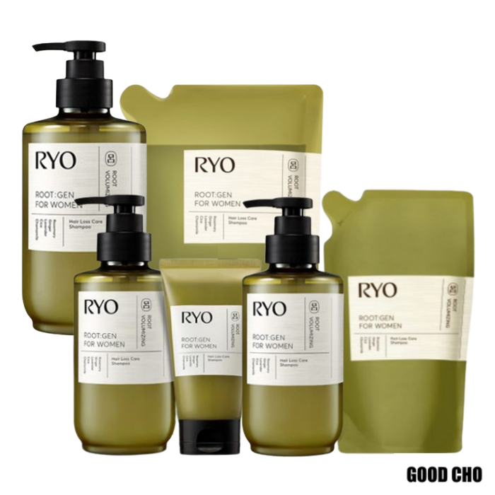 [Ryo] Root:Gen For Women Hair Loss Care Shampoo 353ml/400ml/515ml ...