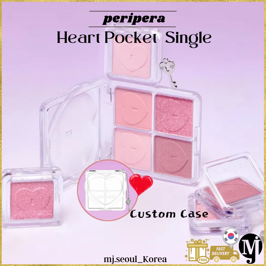 Peripera Heart Pocket Single 14colors Shadow Highlighter Blusher ...
