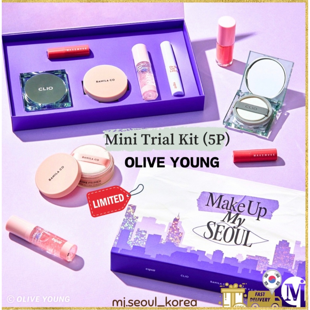 Olive Young Makeup My Seoul Travel Kit (Mini Kit-5 Cái) | Shopee Việt Nam