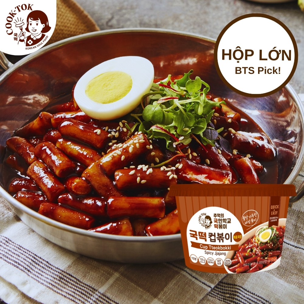 [COOK-TOK Chính Hãng] Tokbokki Hàn Quốc Cao Cấp – Vị Tương Đen Đậm Đà ...