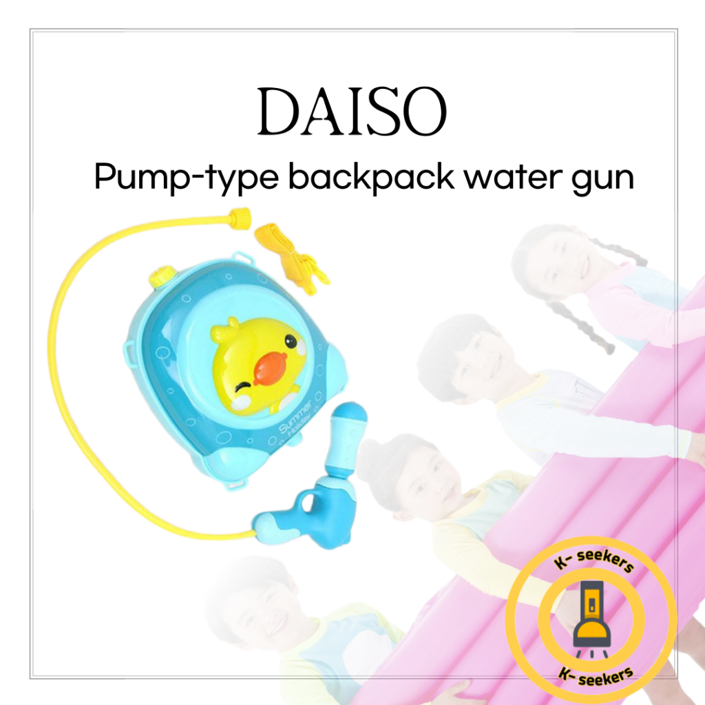 [DAIOSO KOREA] BƠM-TYPE BACKPACK NƯỚC GUN DAISO (DUCK) | Shopee Việt Nam