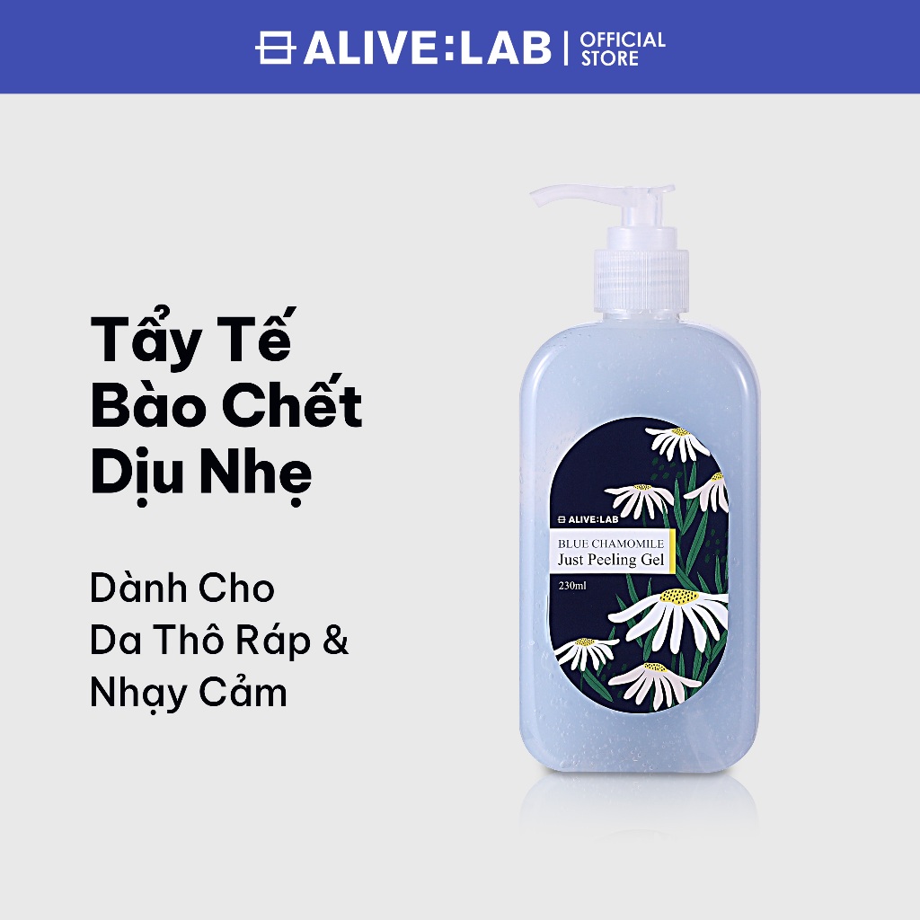 Gel Tẩy Tế Bào Chết ALIVELAB Blue Chamomile Just Dịu Nhẹ Dạng Nước Cho Mặt Cỡ Lớn 230ml | Shopee ...